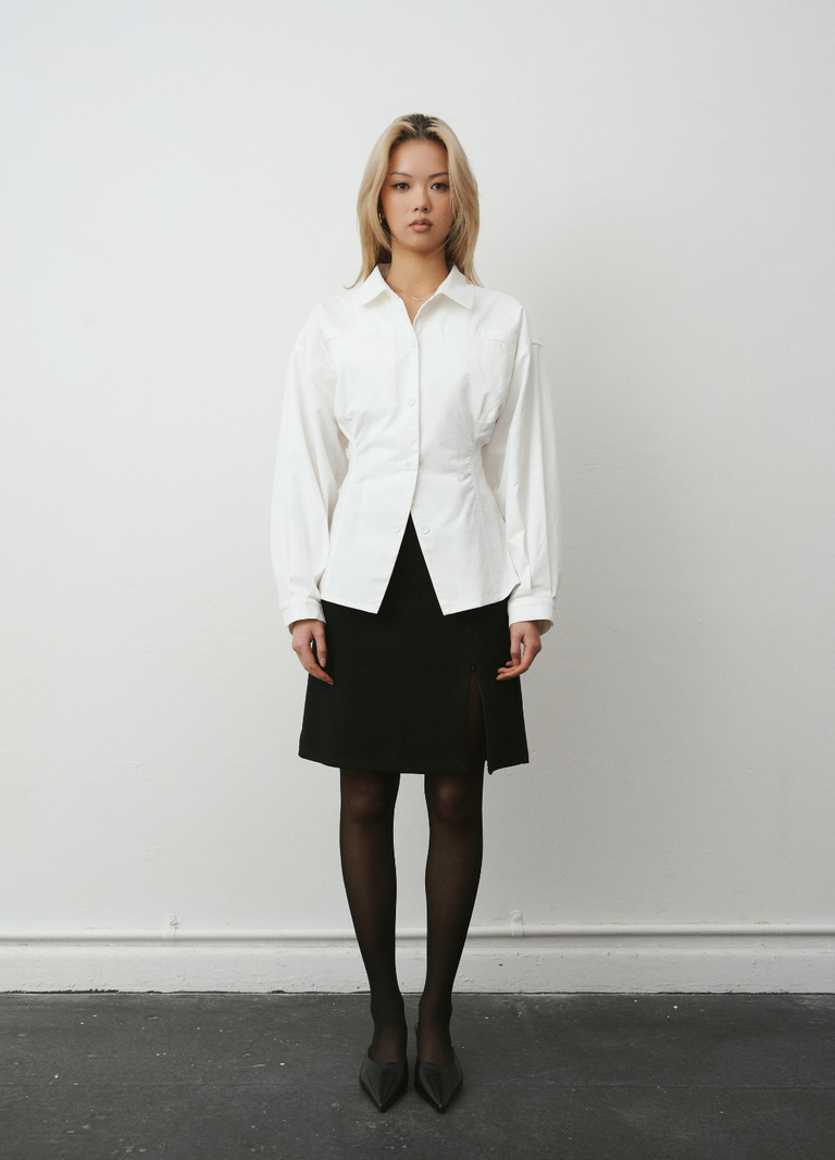 Ventura Shirt – 100% Cotton Tailored Cinched Waist for Elevated ...
