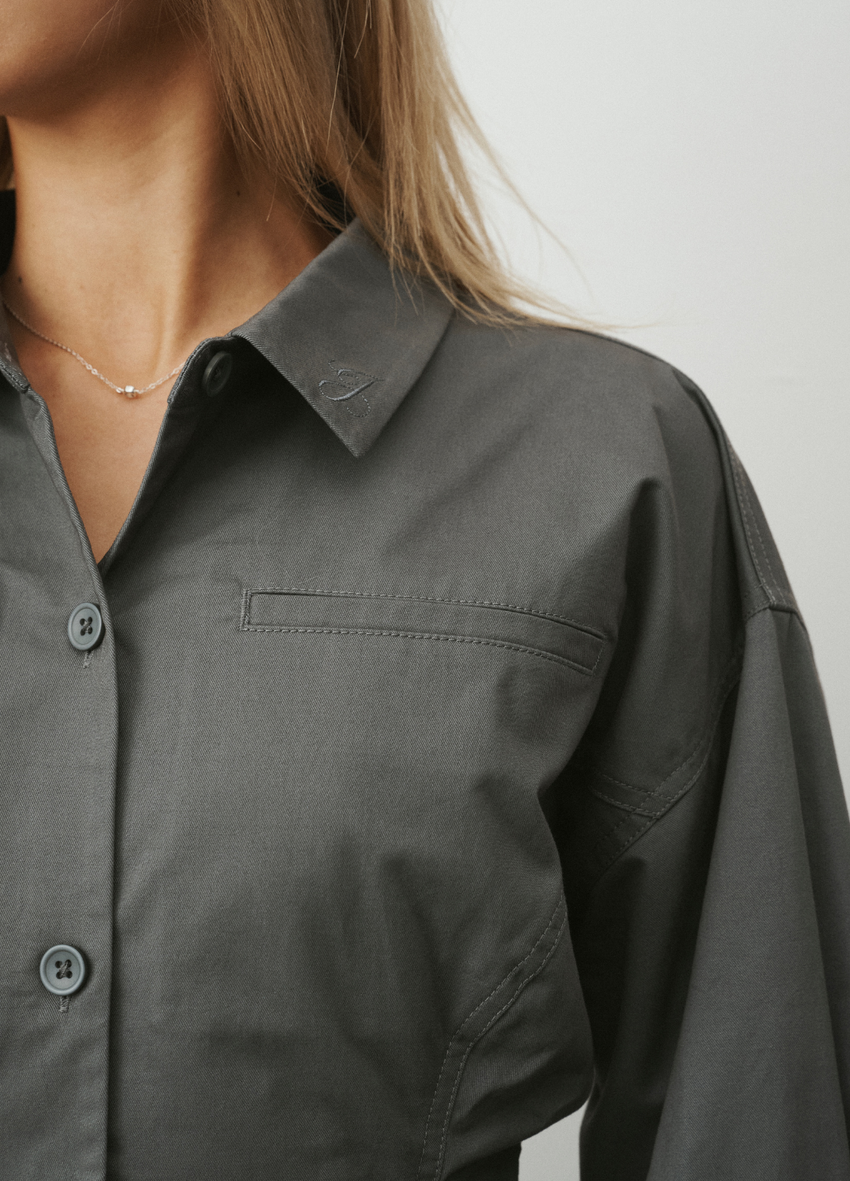 Ventura Shirt – 100% Cotton Tailored Cinched Waist for Elevated ...