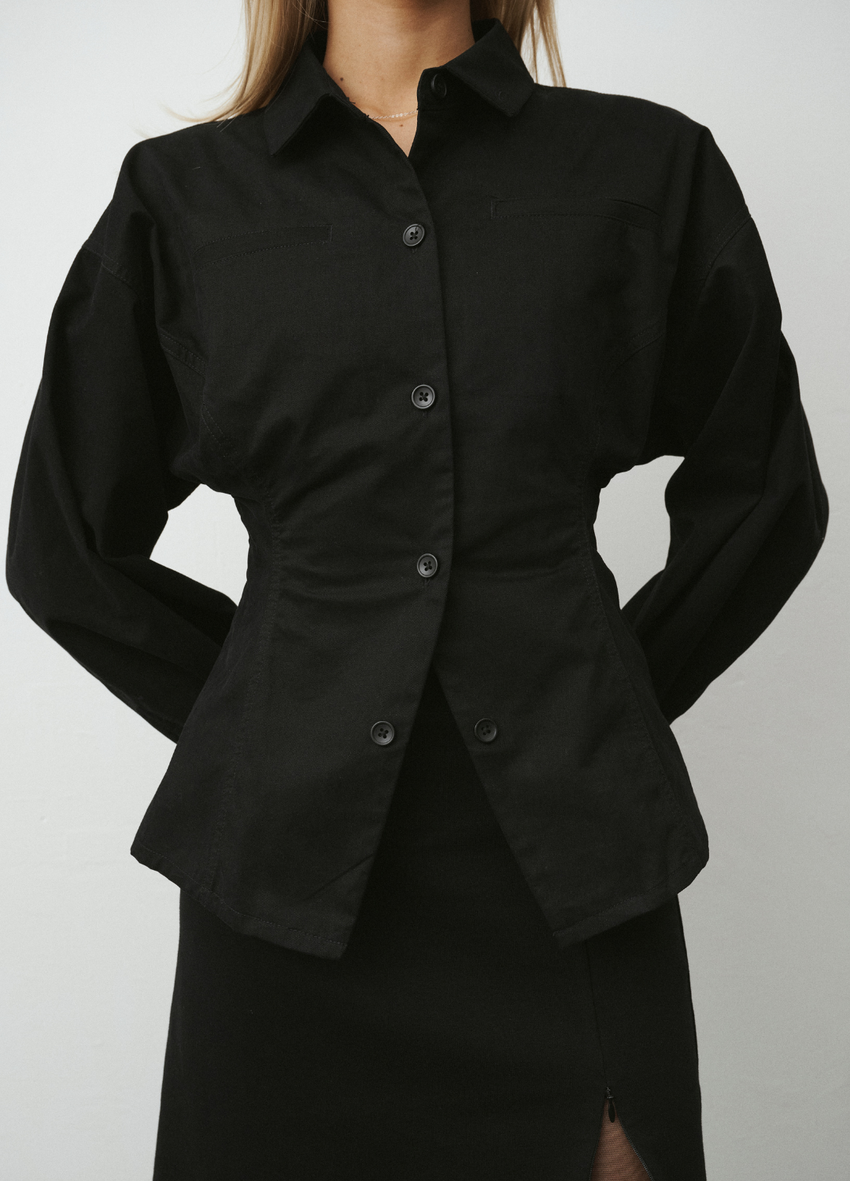 Ventura Shirt – 100% Cotton Tailored Cinched Waist for Elevated ...